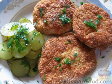 Куриные котлеты, рецепты на RussianFood.com: 525 рецептов куриных котлет
