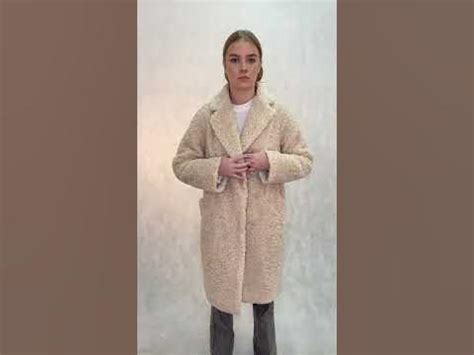 Пальто из иск. меха FCS-885 - YouTube