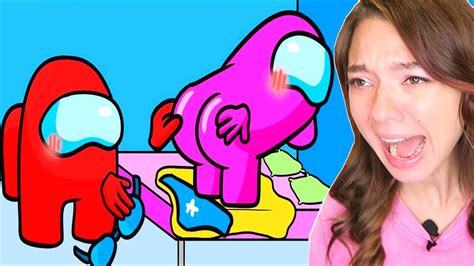 НЕ СМОТРИ ЭТИ МУЛЬТИКИ AMONG US! ЗЕЛЕНЫЙ АМОНГ АС В БЕДЕ! САМЫЕ ЛУЧШИЕ ...