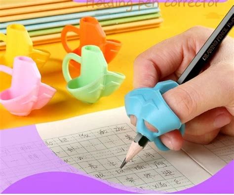 3 Pcs Children Early Learning Pencil Grip Holder for kids - Pemegang ...