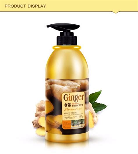 Ginger Shampoo High Quality Plant Extract Oil Control Anti Dandruff ...