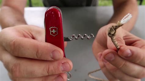 Corkscrew Hack - Victorinox Swiss Army Knife - YouTube