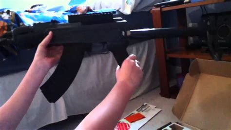 GF76 AEG CARBINE UNBOXING AND REVIEW - YouTube