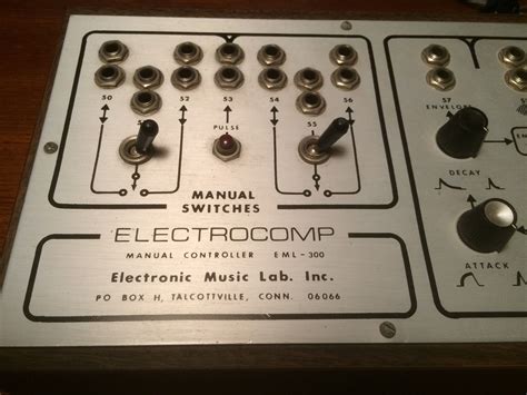 MATRIXSYNTH: Rare Electrocomp EML-300 Manual Controller