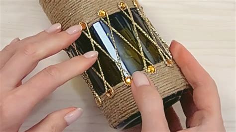 🌹Эксклюзивный декор бутылки вина😊Вино выпьют, а красота сохранится ...