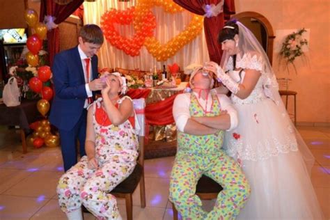Конкурсы на свадьбу для жениха, невесты и гостей: приличные и смешные ...