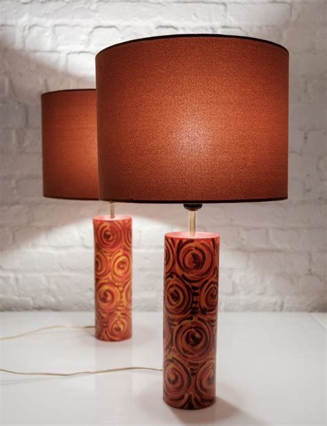Pair of Italian ceramic table lamps, 1960s | #266870