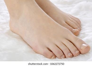 Well-groomed Beautiful Feet Young Woman After Stock Photo 1062272750 ...