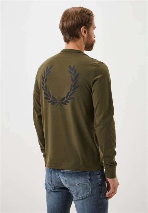 Лонгслив Fred Perry, цвет: хаки, RTLADC731501 — купить в интернет ...