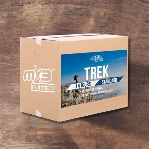 Pack Trek - 14 jours de repas lyophilisés - MX3 Nutrition