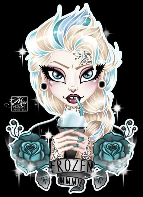 Miss Cherry Martini | Disney princess tattoo, Disney tattoos, Disney art
