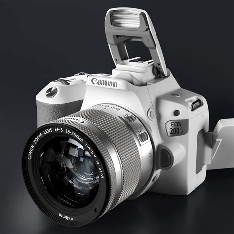 Canon EOS 200D 3D model | CGTrader