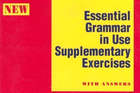 Essential Grammar in USE -Supplementary Exercises - MoroccoEnglish