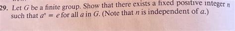 Solved 9. Let \\( G \\) be a finite group. Show that there | Chegg.com