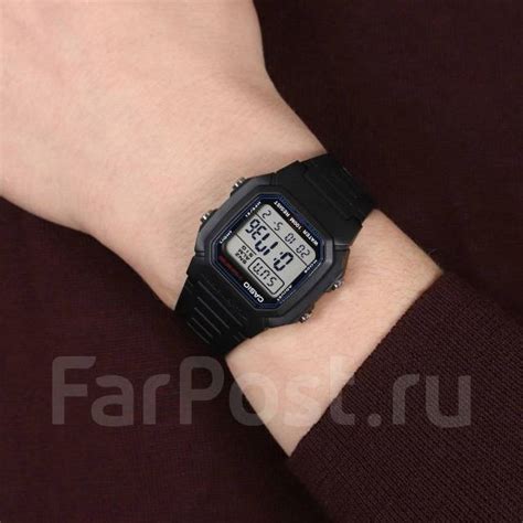 Часы мужские Casio W-800H-1A электронные, водозащита - Аксессуары и ...