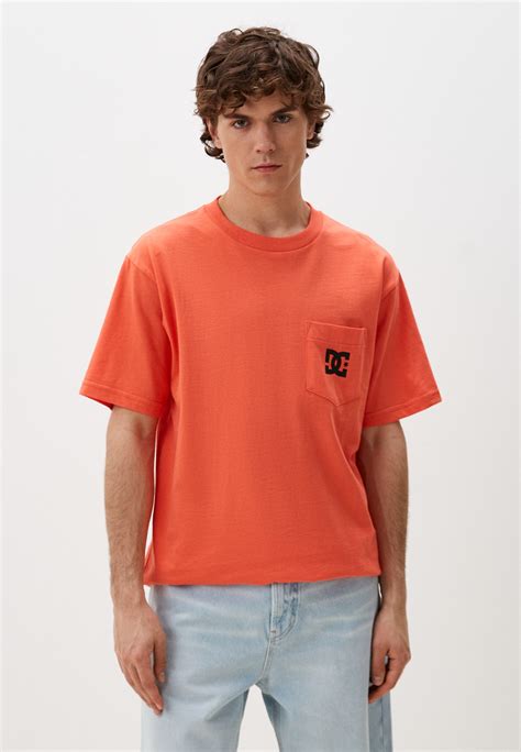 Футболка DC Shoes DCSTARPOCKETHSS TEES MKZ0, цвет: коралловый ...
