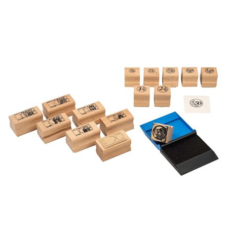 Euro Stamp set with stamp pad | Heutink International