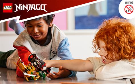LEGO 71781 NINJAGO Lloyds Mech-Duell EVO, 2 Action-Figuren Set mit ...