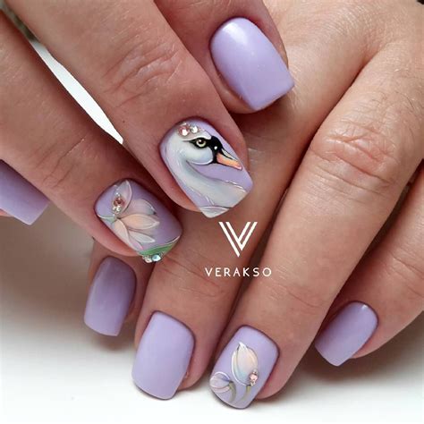 #вераксо_зверюшки | Animal nail art, Fall nail designs, Nail art designs