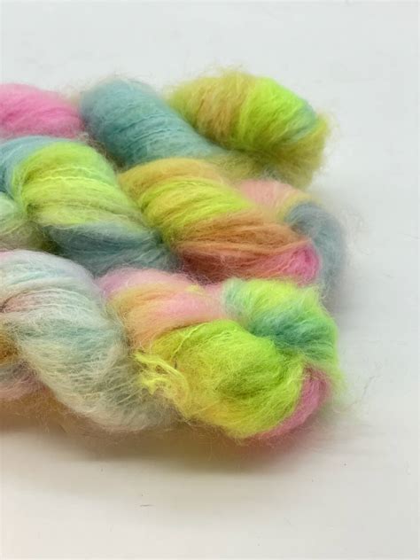 Lollipop - handgefärbte Kid Mohair Wolle von der Manufaktur ...