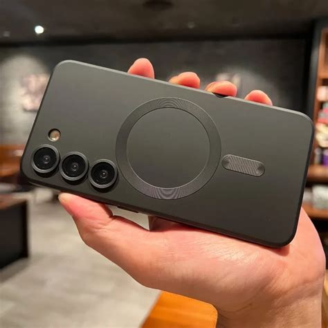 Магнитное беспроводное зарядное устройство для Magsafe, матовый чехол ...