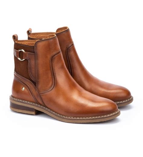 Pikolinos Aldaya brown leather ankle boots - Esdemarca Store fashion ...