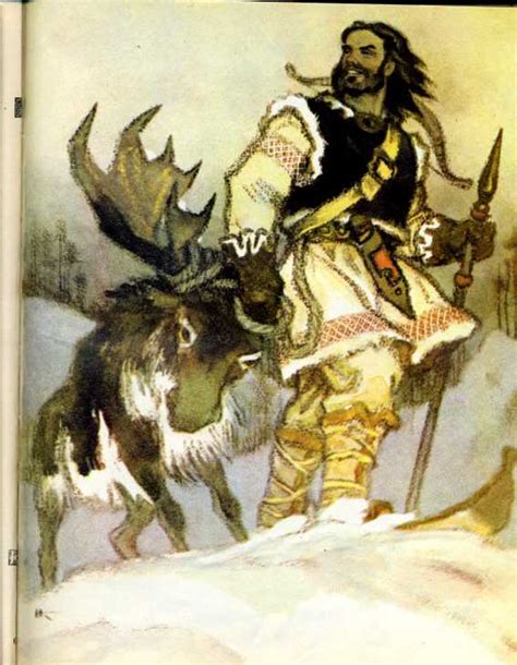 Калевала. Пересказала для детей А. Любарская. Художник Н. Кочергин ...