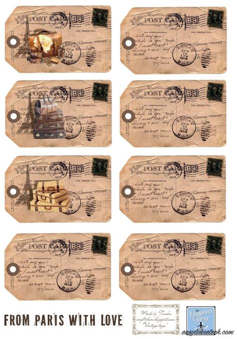 Vintage junk journal, Handmade journals diy, Handmade tags