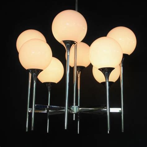 Atomic Lampe Sputnik Orbit Gaetano Sciolari Vintage 70er Jahre
