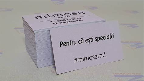 Печать визитных карт в Кишинёве — быстро, качественно и доступно