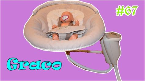 Обзор ДЕТСКАЯ ЭЛЕКТРОКАЧЕЛЬ GRACO SWEET SNUGGLE - YouTube