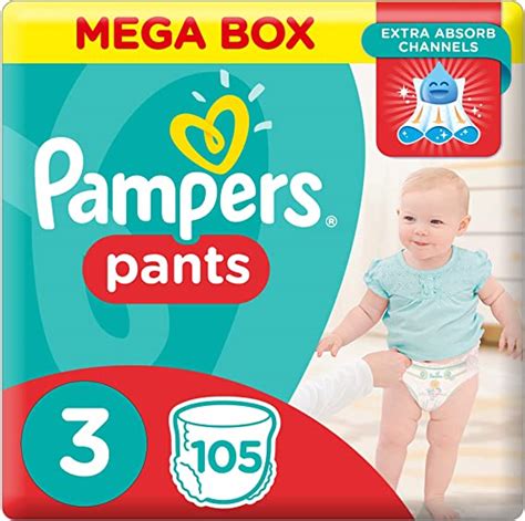 Pampers Pants Diapers, Size 3, Midi, 6-11 kg, 105 Count | Vizzy Town