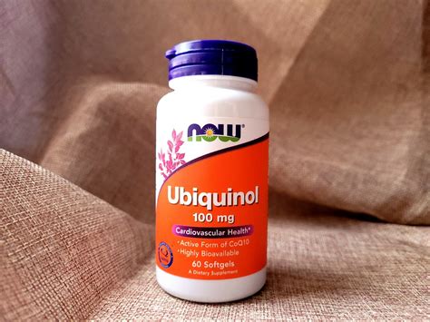 NOW Foods, CoQ10 Ubiquinol, Убихинол коэнзим Q10, 100 мг, 60 мягких ...