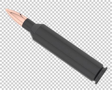 Bala aislada sobre fondo transparente ilustración de renderizado 3d | Archivo PSD Premium