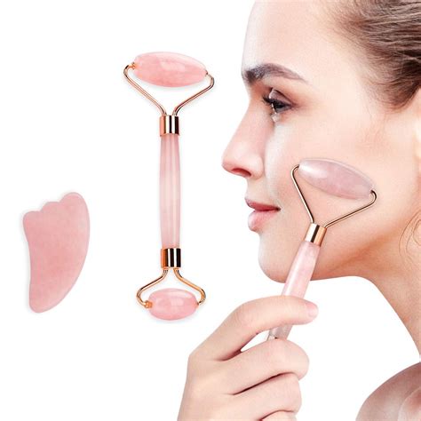 Jade Roller For Face 100% Natural Anti Aging 逆輸入