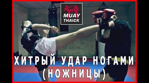 Хитрый удар ногами НОЖНИЦЫ - Тайский Бокс лучшие удары - YouTube