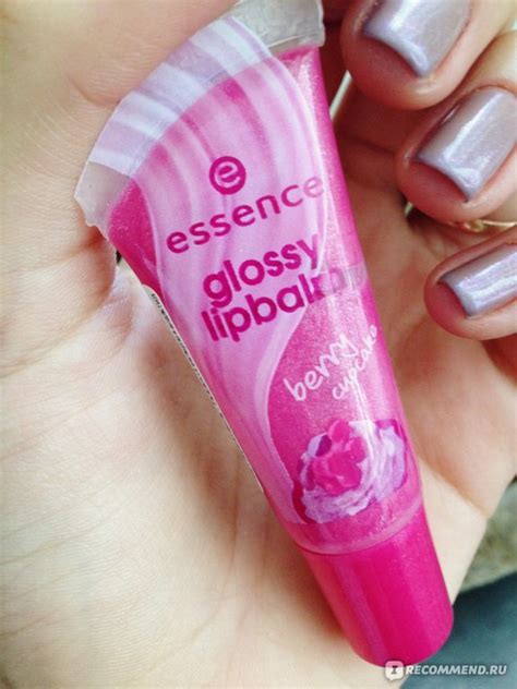 Блеск для губ Essence glossy lipbalm - «Очень вкусный бальзамчик ...
