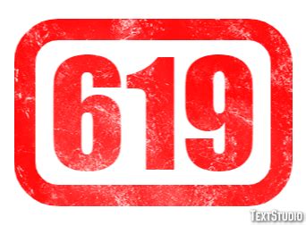 619 Text Effect and Logo Design Number