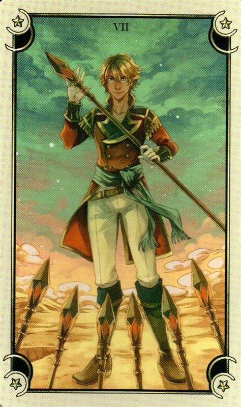 7 Жезлов Таро Семи Звезд Mystical Manga Tarot | Таро, Карты таро ...