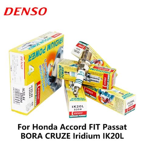 4pieces/set DENSO Car Spark Plug IK20L For Honda Accord 7/8 Fit 1.5L ...
