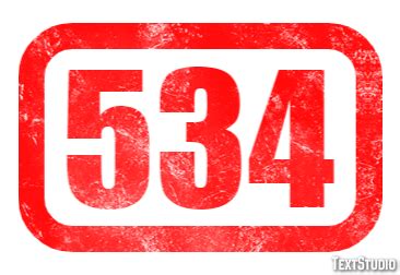 534 Text Effect and Logo Design Number
