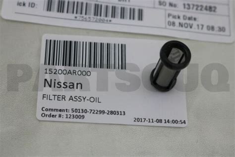15200AR000 Genuine Nissan FILTER ASSY-OIL 15200-AR000 | eBay