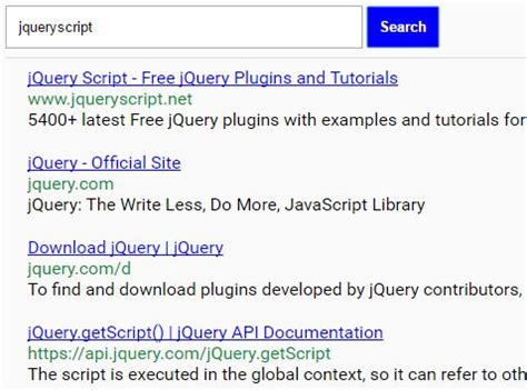 jQuery search Plugins | jQuery Script