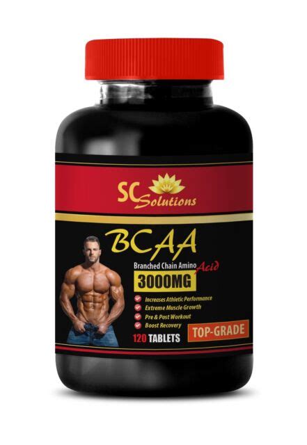 bcaa amino - TOP GRADE BCAA 3000mg - bcaa pills for muscle growth 1B | eBay