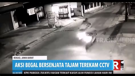 Aksi Begal Bersenjata Tajam terekam CCTV | REDAKSI PAGI (14/02/20) - YouTube