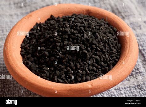 Nigella Seeds, also called Black Cumin, Kalonji, or onion seeds Stock ...