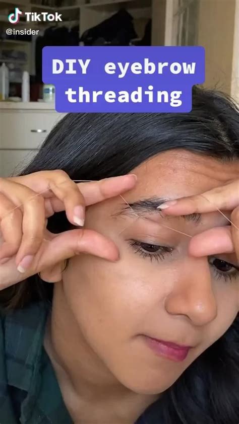 Eyebrows threading at home diy step by step eyebrows threading – Artofit