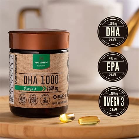 DHA 1000 - 60 Cápsulas: Ômega 3 | Nutrify - Nutrify