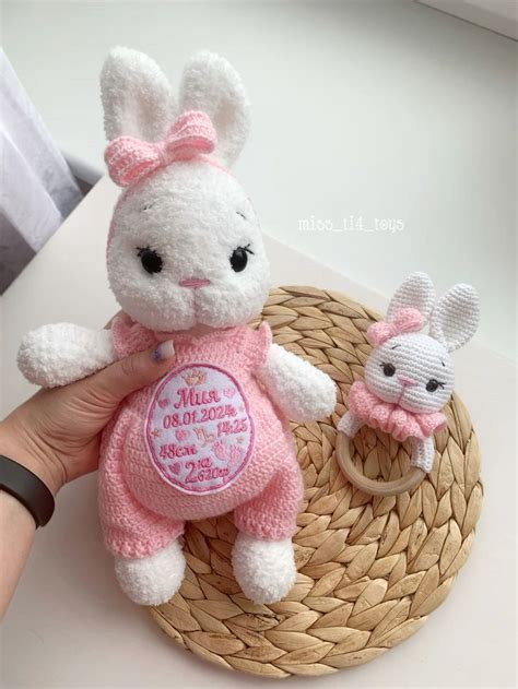 Набор погремушка и игрушка для малышки Мии😍🥹 Прекрасный подарок для ...
