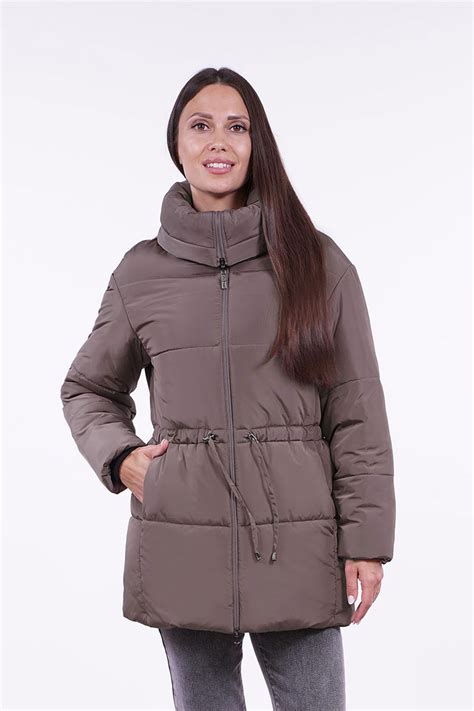Купить женские куртки TwinTip 33784 кофе - Описание, фото, цена